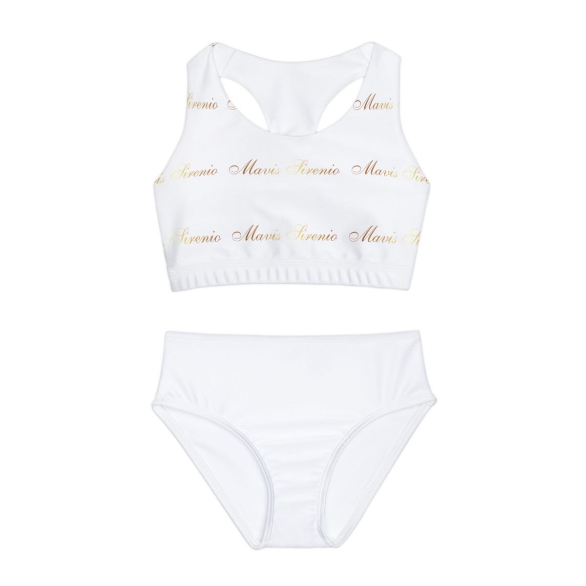 Girls Two Piece Swimsuit (AOP) - Mavis Sirenio
